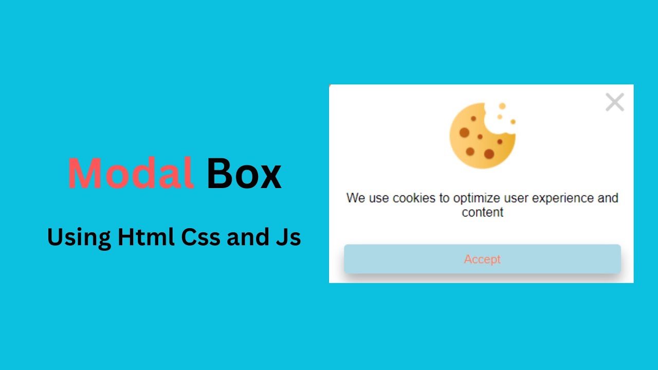 How to make cookies message popup for website using Html Css JavaScript