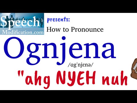 How to Pronounce Ognjena (Nikola Jokic's daughter's name)