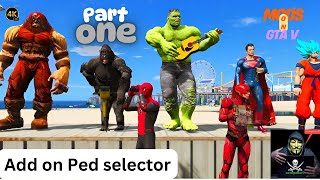 How to install add on peds on GTA V how to install add on peds selector ...