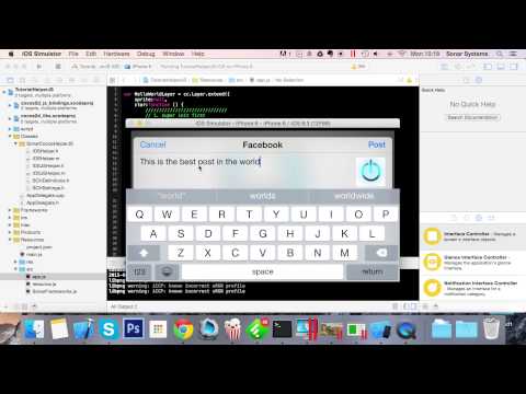 Learn JavaScript | iOS Cocos Helper Facebook and Twitter Sharing - Mind Luster