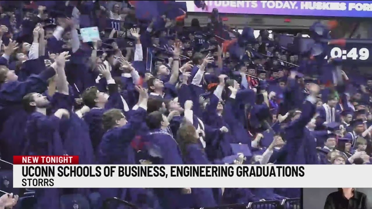 UConn holds graduation ceremonies for social work, business, engineering schools