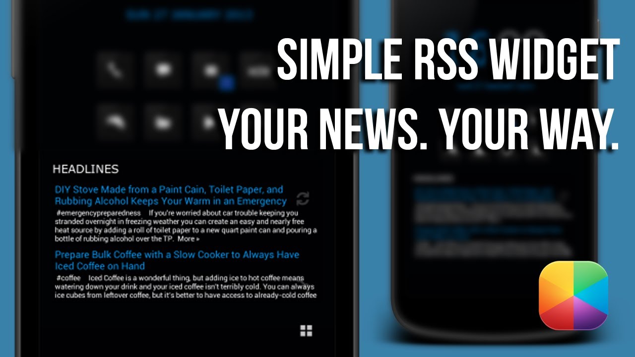 Simple RSS Widget - Your News. Your Way.