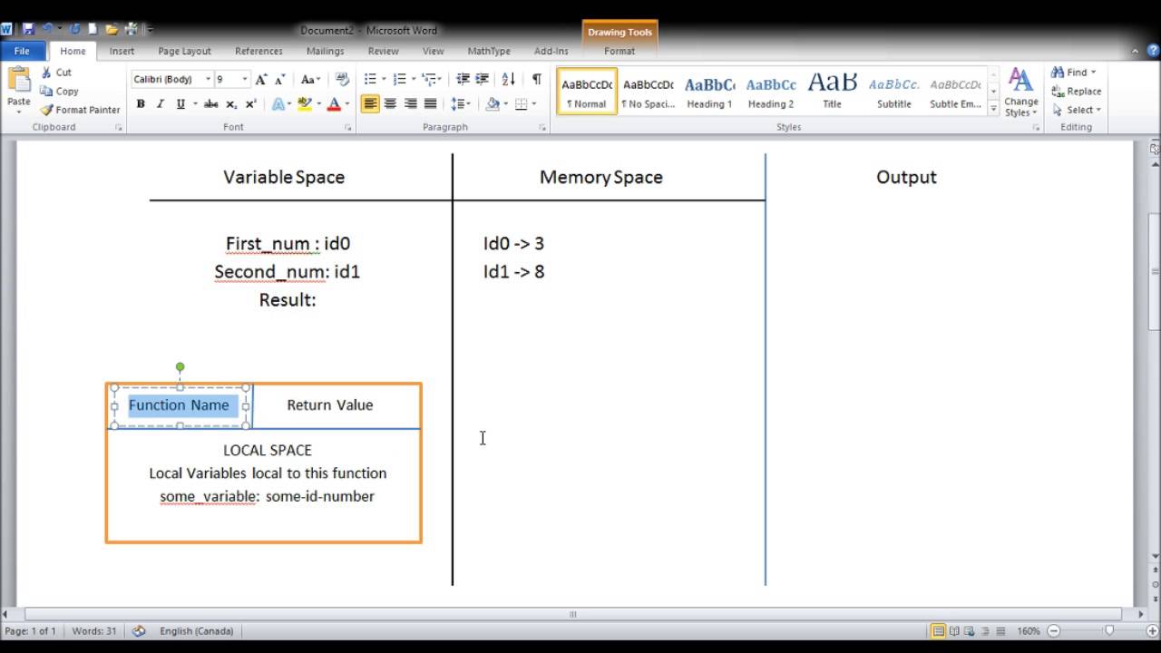 Python Memory Model, Blueprint + Easy Example (1/2)