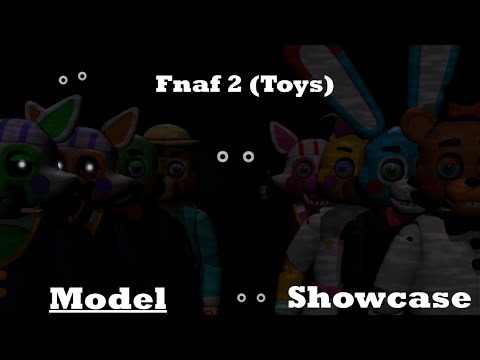 Fnaf 2 Toys Model Showcase (Blender)
