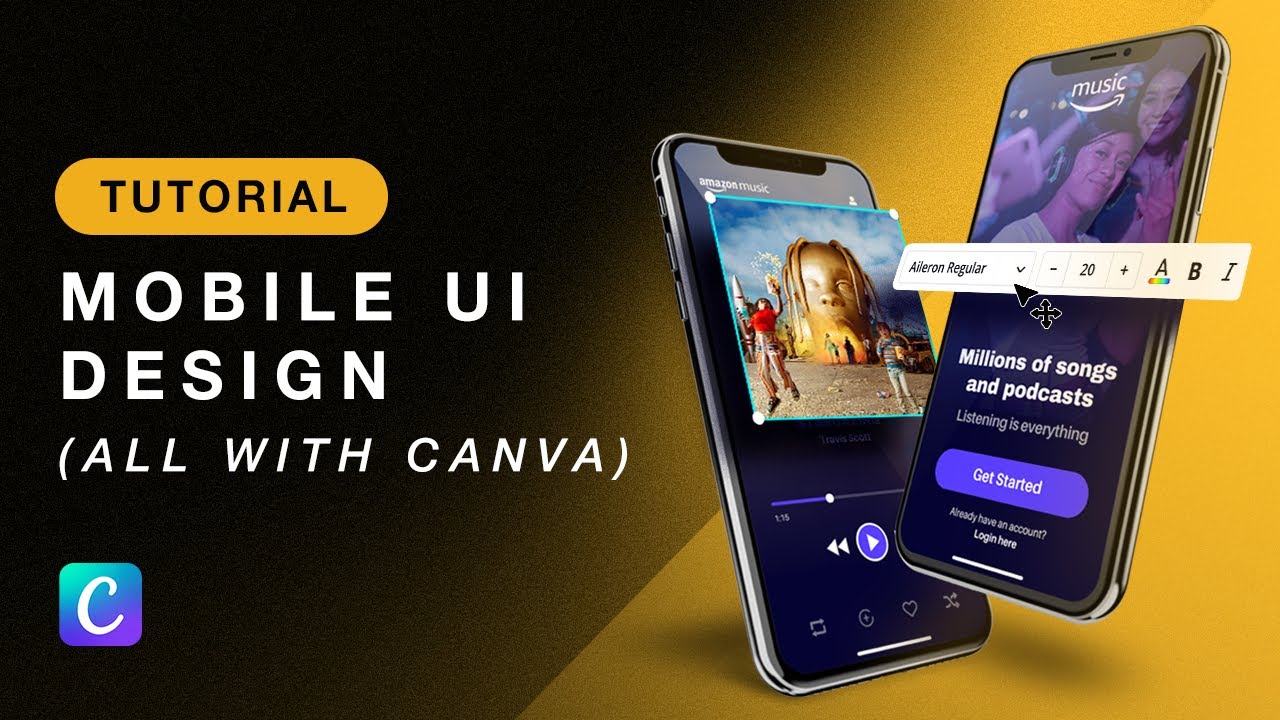 Mobile UI Design with Canva (Complete Guide)