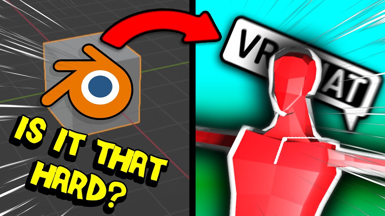 Blender Noob Makes Easy VRChat Avatar!