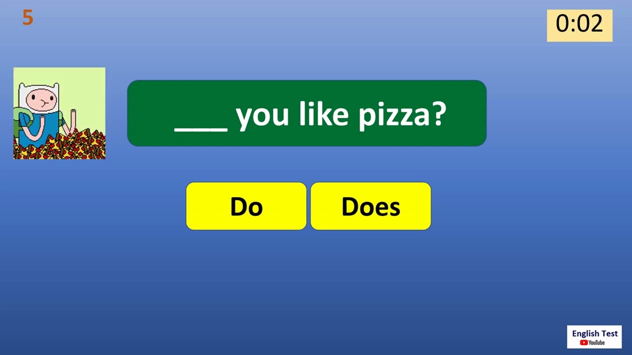 Does or Do Quiz for Kids