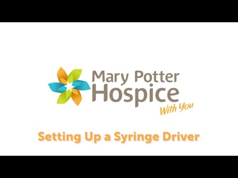 Setting Up a Syringe Driver