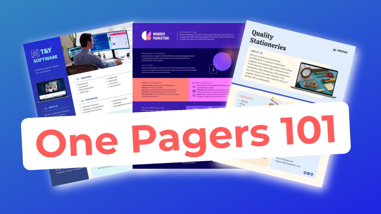 The Secret to One Pagers That ACTUALLY Work [Plus 10 Templates]