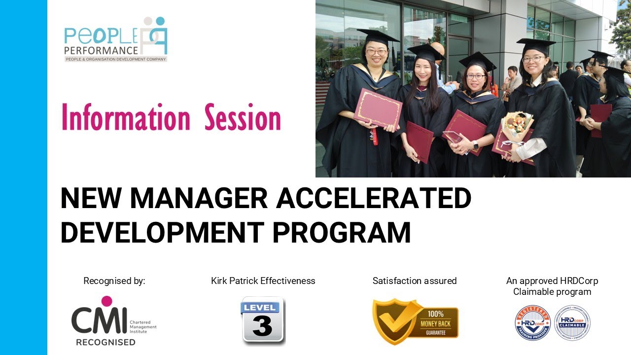 Information Session for The New Manager Accelerated Development Program (A CMI Recognised Program)