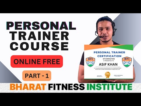 PERSONAL TRAINER online certification course//GYM trainer online course
