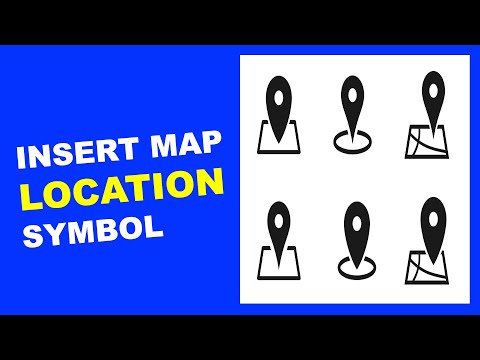 How to Insert Map Location Symbol In Word (Microsoft)
