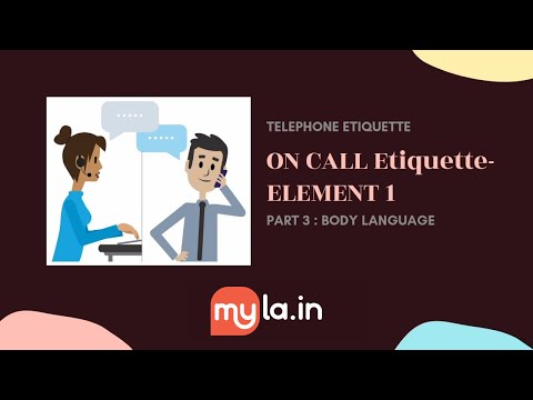 Body Language With Non-Verbal Communication : Telephone Etiquette In Hindi #3