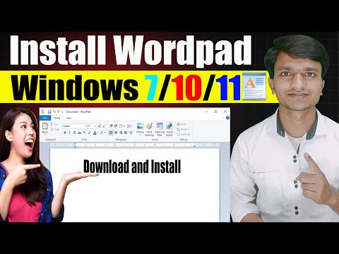 Windows 7\10\11 - Download & Install Wordpad