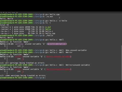 Use GCC to Compile C/C++ on Linux