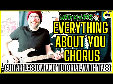 Ugly Kid Joe - Everything About You Chorus Guitar Lesson | Tab | Tutorial