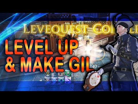 How to Make Gil and Level Up Quickly with Crafter Levequests in FFXIV