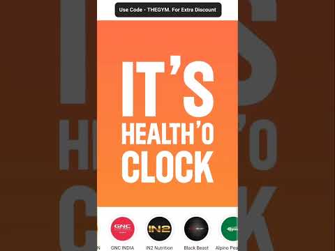 It's Health O'Clock! Invest in your health, not just your wealth. 60% OFF on premium supplements