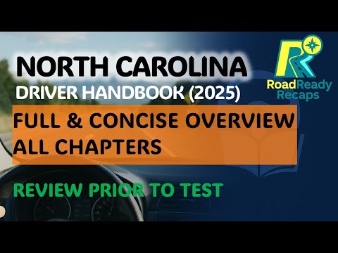 North Carolina Driver Handbook 2025 – FULL & Concise Overview | RoadReadyRecaps