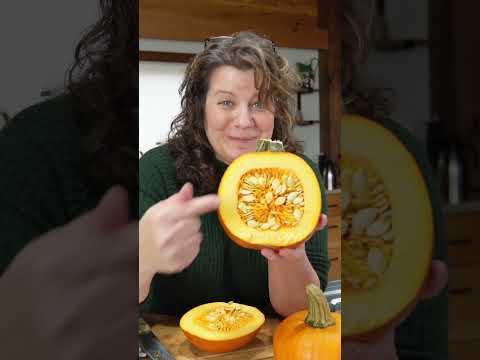 How to get the green pumpkin seeds pepitas from your squash?