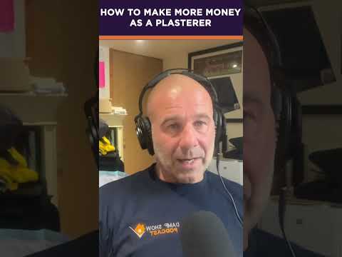How To Make More Money as a Plasterer #shorts