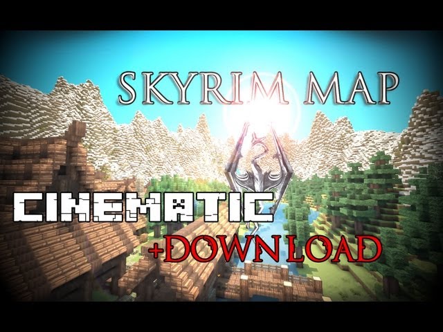 A Skyrim inspired map Minecraft Map