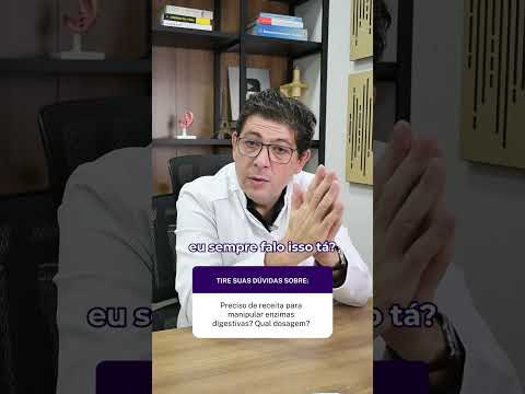 Preciso de receita para manipular enzimas digestivas? Qual dosagem?