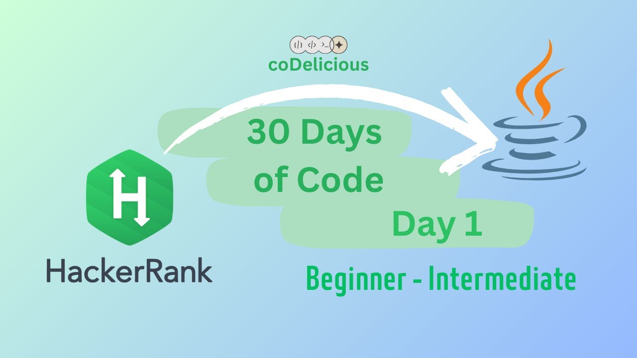 HackerRank Day 1 | 30 Days of Code | #hackerrank #java #30daysofcode #programming