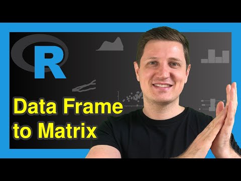 Convert Data Frame to Matrix in R (2 Examples) | Numeric & Character Matrices | as.matrix & apply