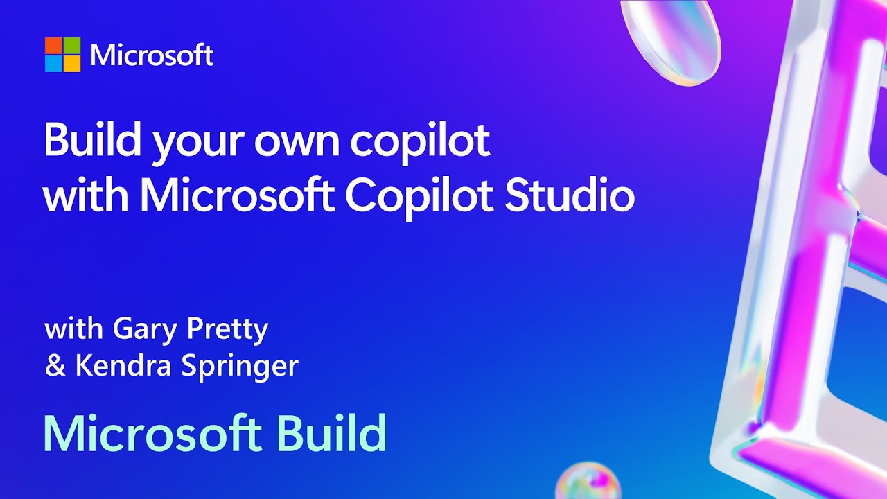 Create a Custom Copilot with Microsoft Studio