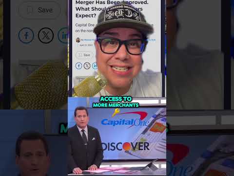 Capital One Discover Merger Approved! #shorts #credit #money #finance #creditcard #capitalone