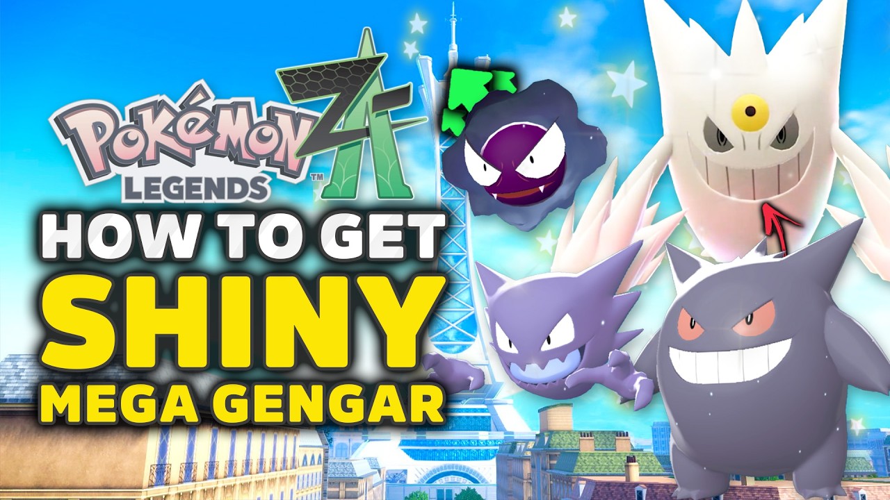 Pokemon Z-A How To Get SHINY Gengar & Mega Gengar! Ghastly & Gengar Location Guide