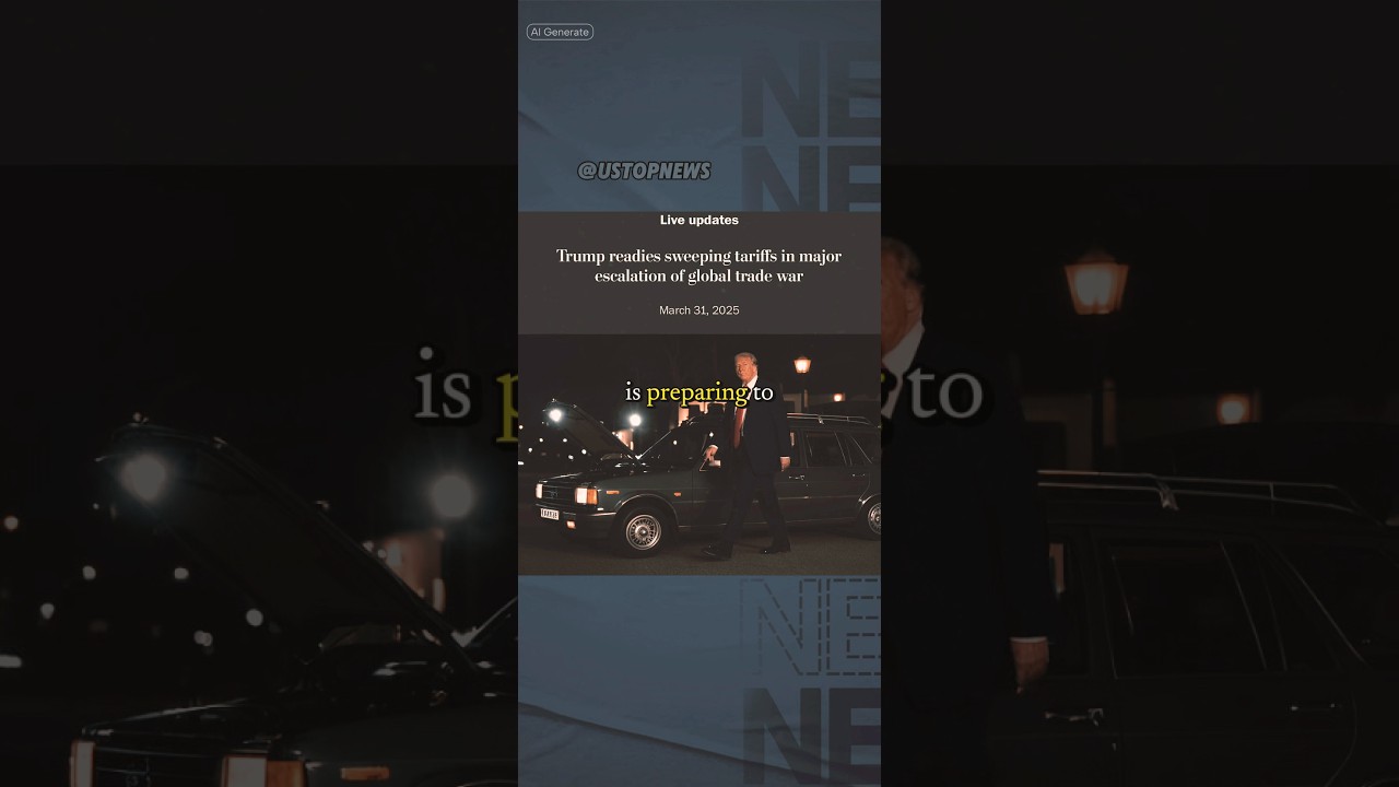 Trump readies sweeping tariffs in major escalation of global trade war . #americannews