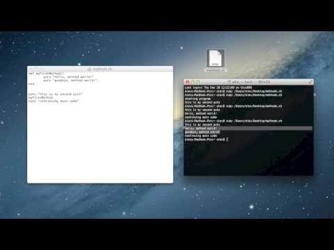 Ruby Tutorial 9 - Methods