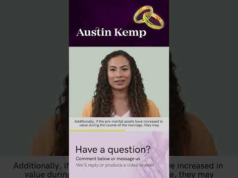 Will pre-marital assets be included in my divorce settlement?