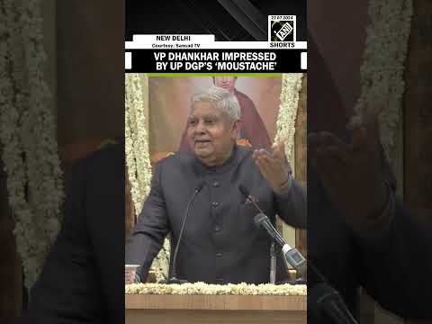 “Mooche Ho To Nathu Lal Jaisi…” VP Jagdeep Dhankhar lauds UP DGP Prashant Kumar