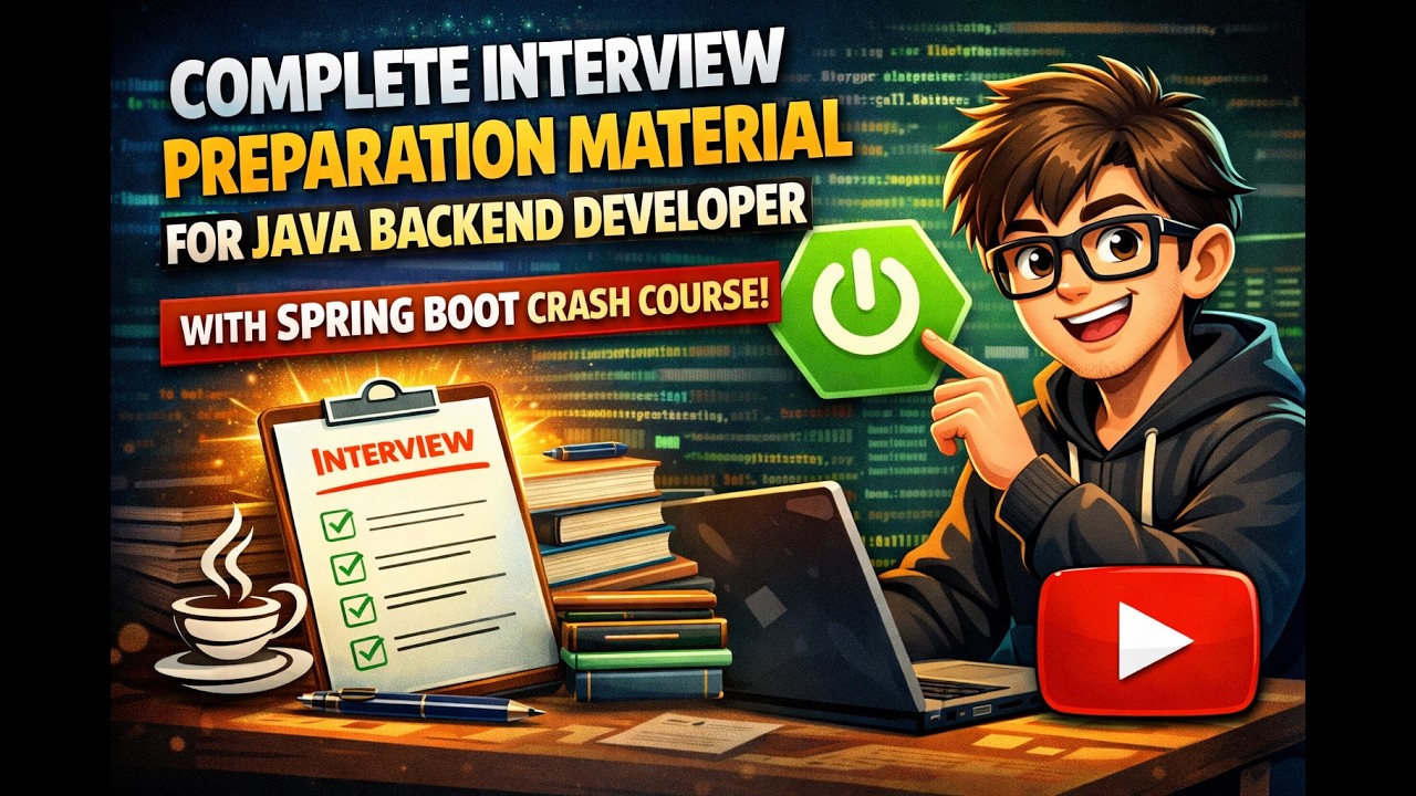 Complete Interview Preparation Material for Java Backend Developer | Spring Core & DI