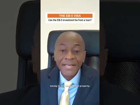 Can the EB-5 investment be from a loan? #EB5 #eb5greencard #EB5investment
