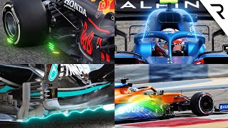 The top tech secrets already revealed in F1 testing - UltraVid.io