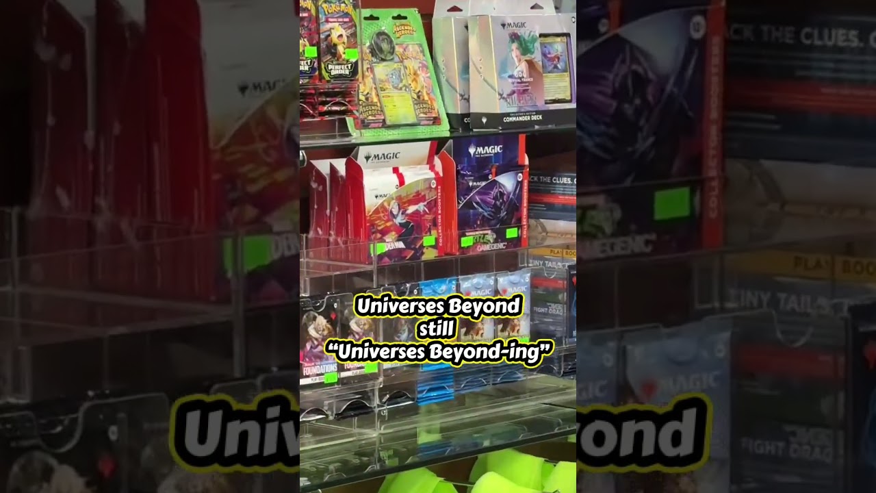 When you hear card stores have to buy larger quantities of Universes Beyond sets in order to buy…