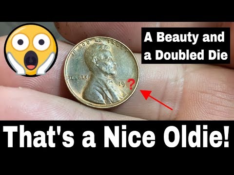 Beautiful Old Wheat Penny and Doubled Die Found - Penny Hunt 201