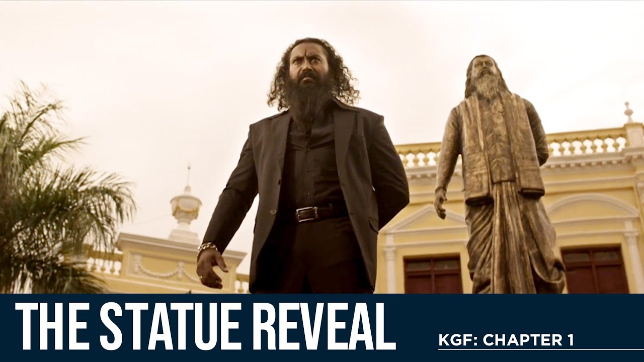 The Statue Reveal | KGF Chapter 1 | Yash | Ramachandra Raju | Prashanth Neel