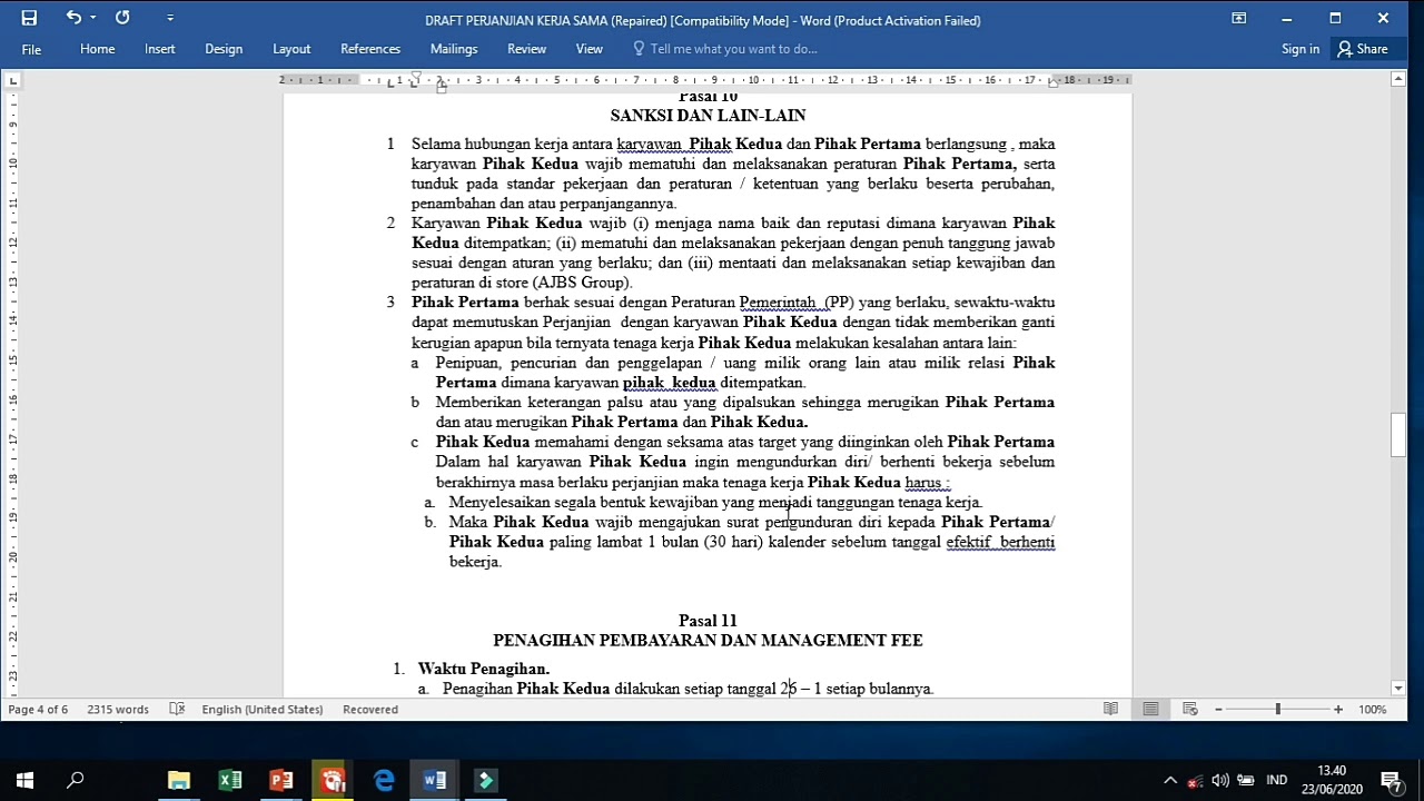 Tiara Utami- IHC-Cara Membuat Draft Perjanjian- Kemahiran Hukum