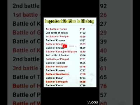 Important battles in Indian history#trending #share #gk #subscribe history of india.