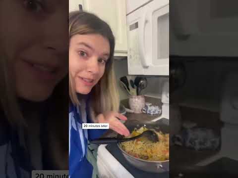 Cook a freezer meal dinner with me! #shorts