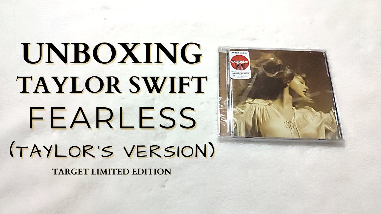 UNBOXING TAYLOR SWIFT Fearless (Taylor's Version)