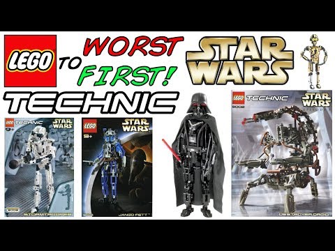LEGO Worst To First | ALL LEGO Star Wars TECHNIC Sets!