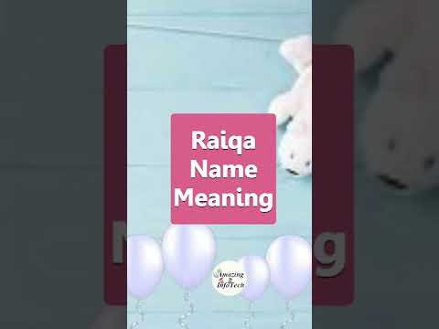 (EngSub) Raiqa (رائقہ) Girl Name Meaning #Shorts