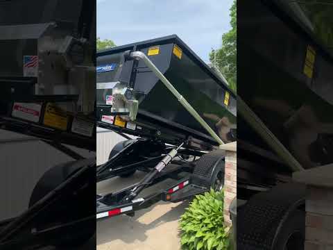 Nedland 16k roll off trailer with 10 yard dumpster