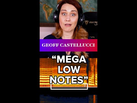 Geoff Castellucci's MEGA LOW notes under microscope